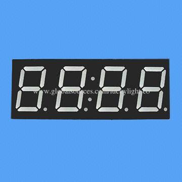4-digit 0.56-inch Blue 7-segment Led Clock Display, Low-voltage And ...
