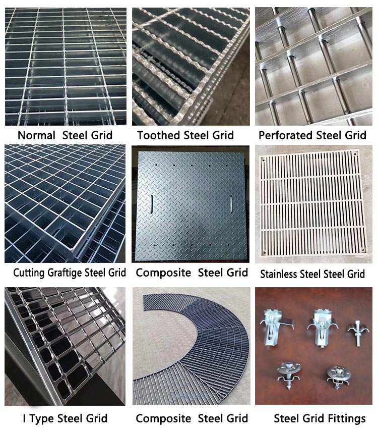Galvanized Steel Grating Platform Walkway Steel Bar Grating, High ...