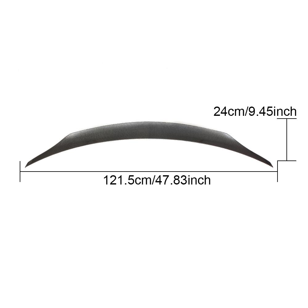 Jcsportline Carbon Fiber Rear Wing For Bmw E82 125i/128i/135i Coupe ...