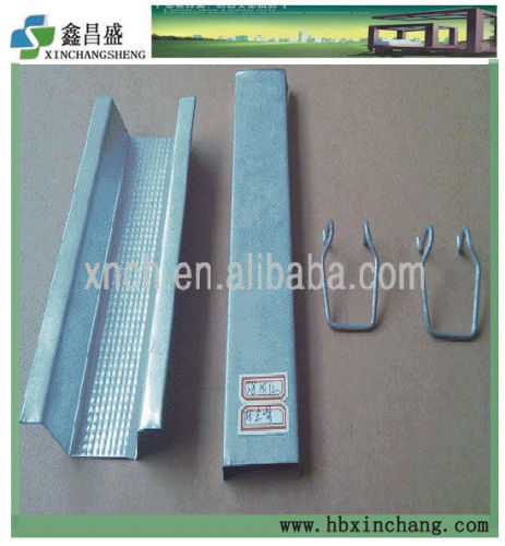 Light Steel Keel Ceiling System Main Channel And Furring Channel, High ...