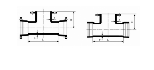Ductile Iron Tee Duckfoot Bend, High Quality Ductile Iron Tee Duckfoot ...