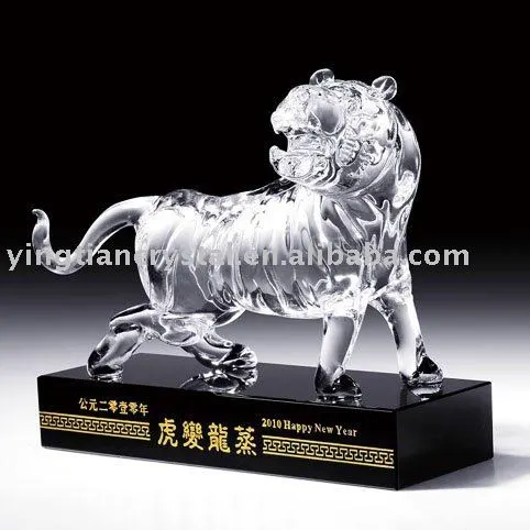 Sculpture Crystal Tiger, High Quality Sculpture Crystal Tiger on ...
