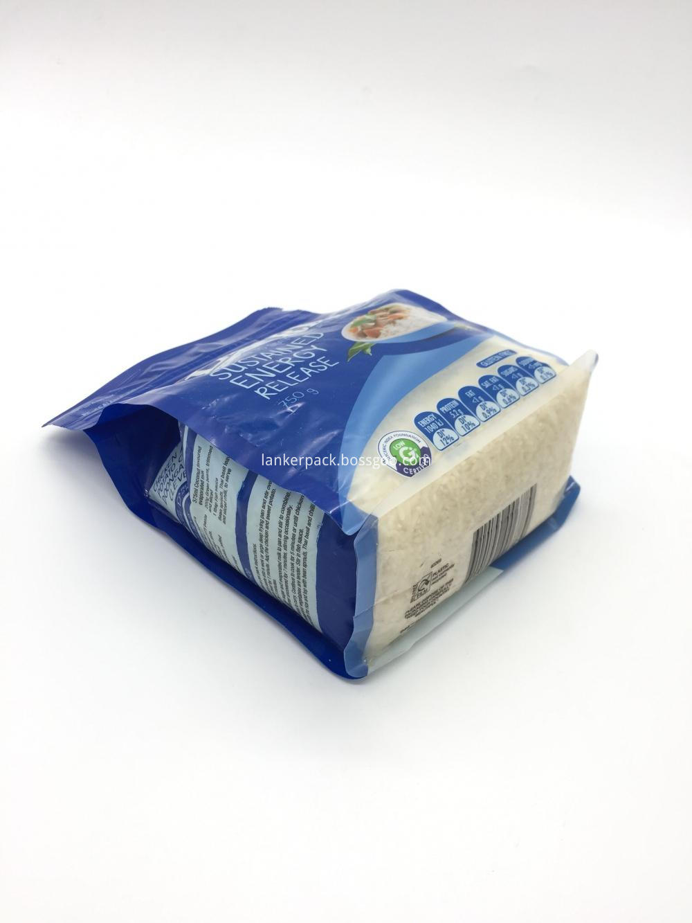 Flat Bottom Pouches For Rice Packaging, High Quality Flat Bottom ...