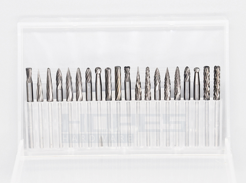 Tungsten Carbide Burr Rotary File Set - 20pcs With 3mm Shank, High ...