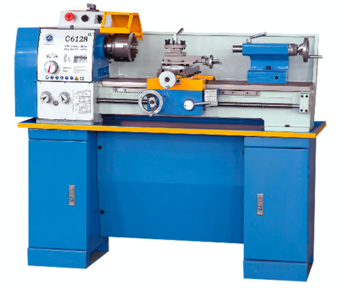 Variable Speed Bench Lathe Cq6128v Small Turning Lathe Machine, High ...