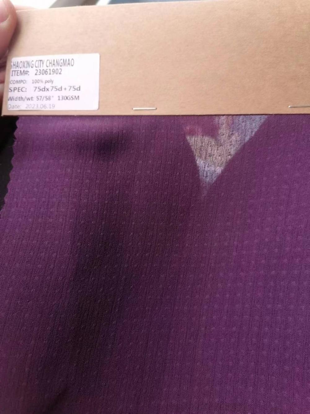 ผ้าชิฟฟอน Crinkle Double Layer Swissdot คุณภาพสูง ผ้าชิฟฟอน Crinkle ...