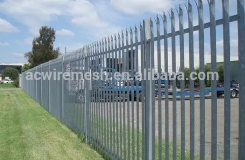Palisade Fence /pvc Palisade Fence/galvanized Palisade Fence, High ...