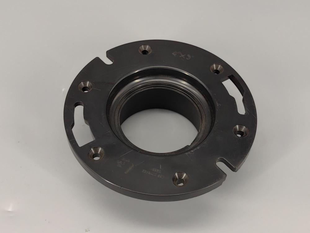 Abs 4x3inch Closet Flange W/knockout Test Plug (hub), High Quality Abs ...
