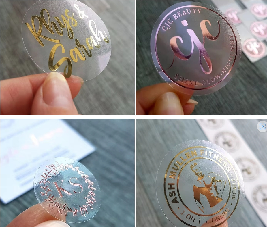 Transparent Gold Foil Sticker, High Quality Transparent Gold Foil ...