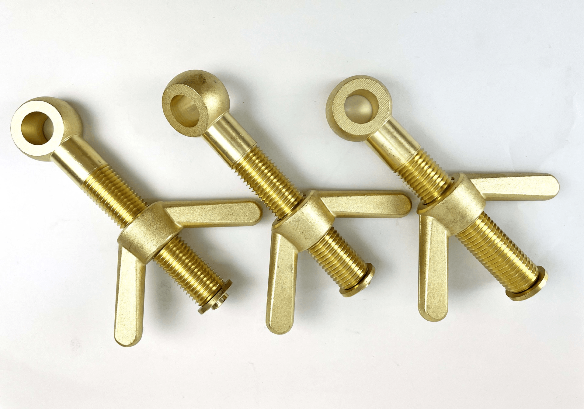 Marine Bolts: Impa 692401 Grade 8.8 Brass Dog Bolt, Wing Nut, And ...