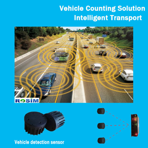 Road Traffic Magnetometer Vehicle Detection Sensor For Vehicle Counting