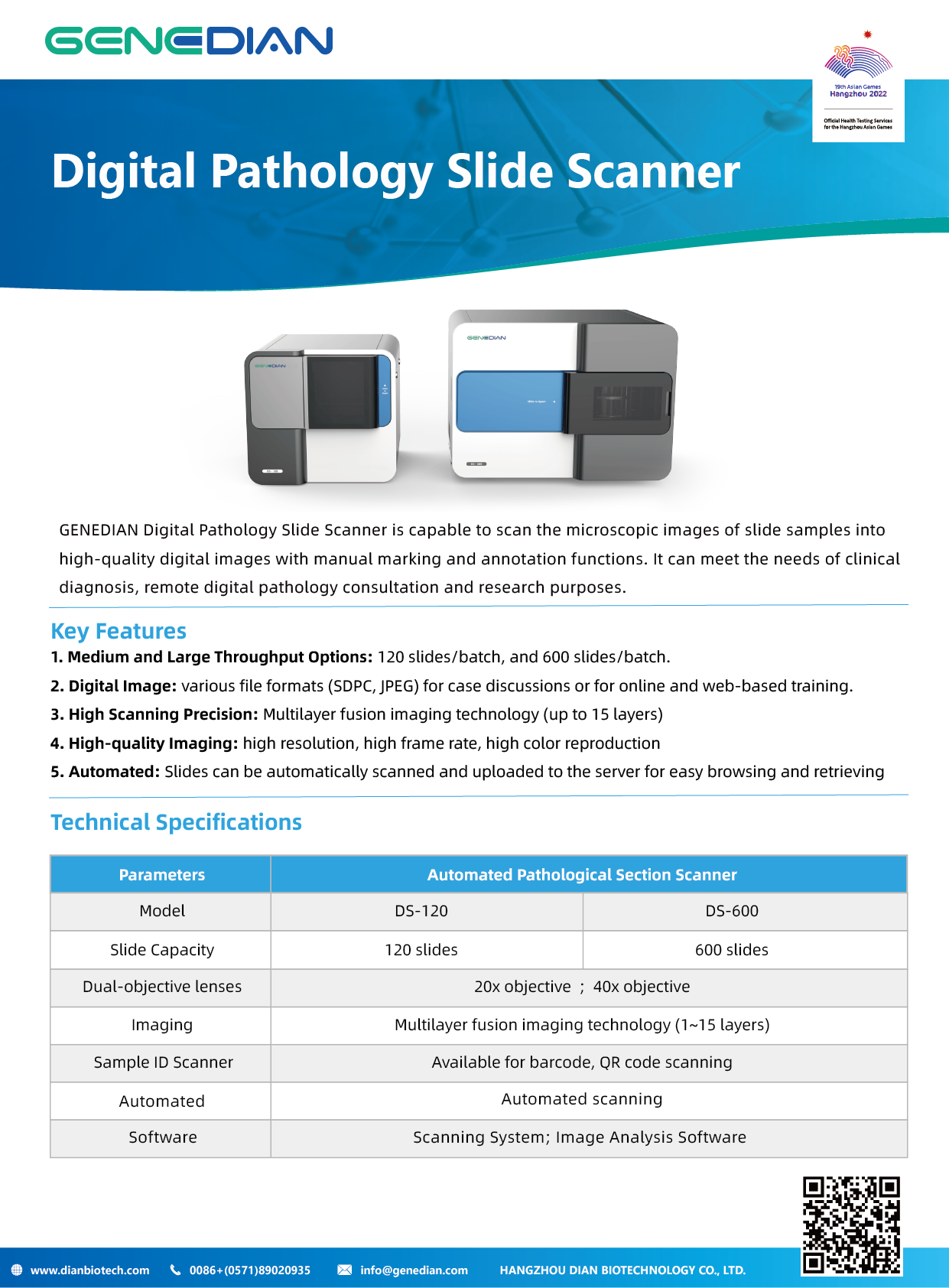Digital Pathology Slide Scanner(applicable for TCT) China Manufacturers Suppliers Factory Exporter