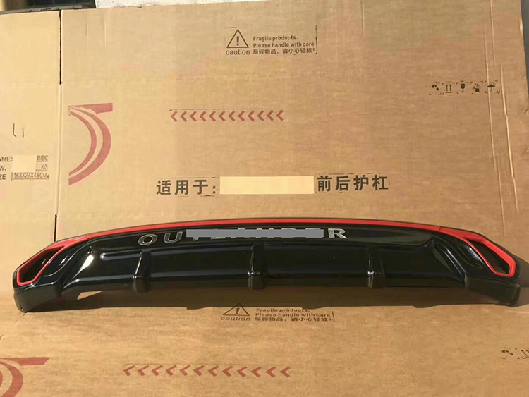 High Quality Front And Rear Bumper Guards For Outlander 2019, High ...