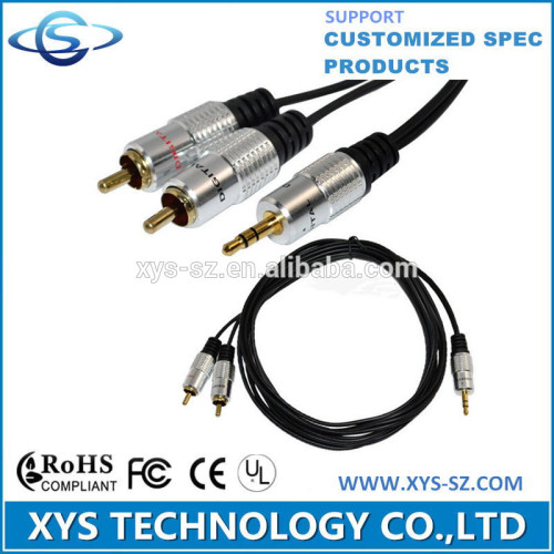 3.5mm To 2rca Male Audio Cable, High Quality 3.5mm To 2rca Male Audio ...