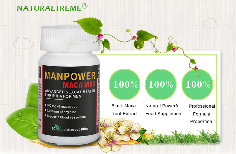 Herbal Supplement Vitamin B3 Black Maca Max Man Capsules, High Quality ...