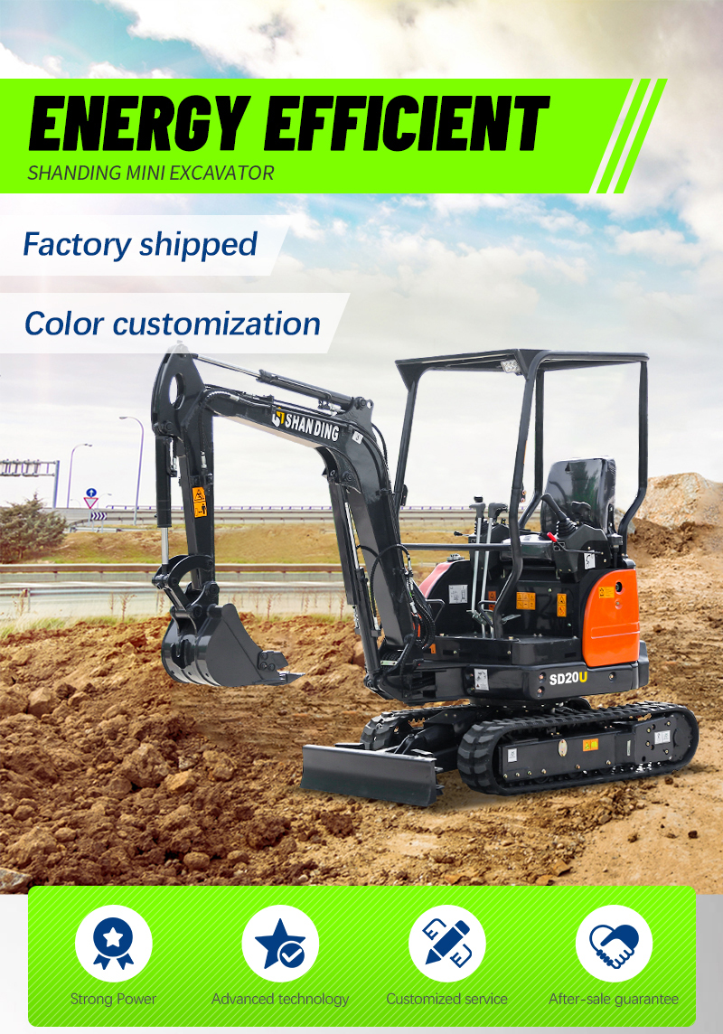 SD20u Mini Excavator, Hydraulic Excavator, Perkins Excavator, Imported ...