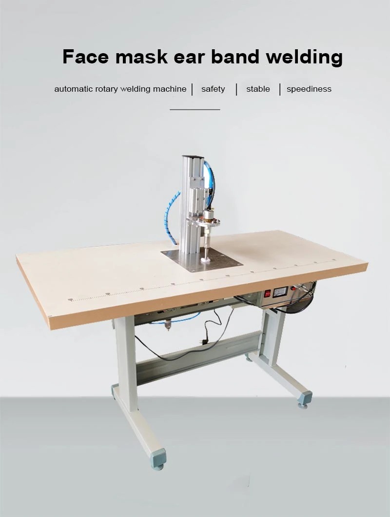 เครื่องเชื่อมแบบคล้องหู Semi Automat N95 Kn95 Mask Earloop คุณภาพสูง เครื่องเชื่อมแบบคล้องหู ...