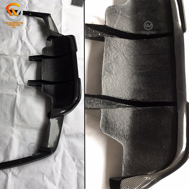 V Style Carbon Fiber Rear Diffuser For F06 F12 F13 M6 640i 650i - 14up ...