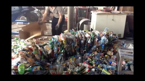 Pet Bottle Label And Cap Removing Machine, High Quality Pet Bottle ...