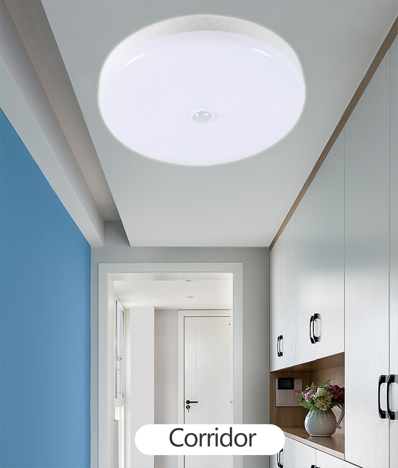 Modern Pir Motion Sensor Led Ceiling Light Smart 5w 7w 12w18w Surface ... Modern Pir Motion Sensor Led Ceiling Light Smart 5w 7w 12w18w Surface ...