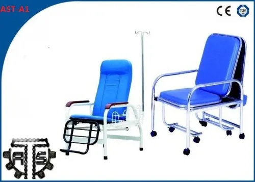 Manual Adjustable Hospital Transfusion Chair With Dinning Table, High ...