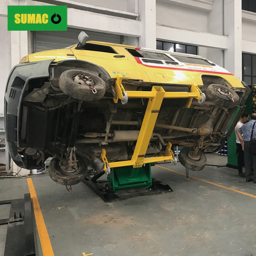 Elv Scrapped Car Hydraulic Tilting Flip Lift, High Quality Elv Scrapped ...