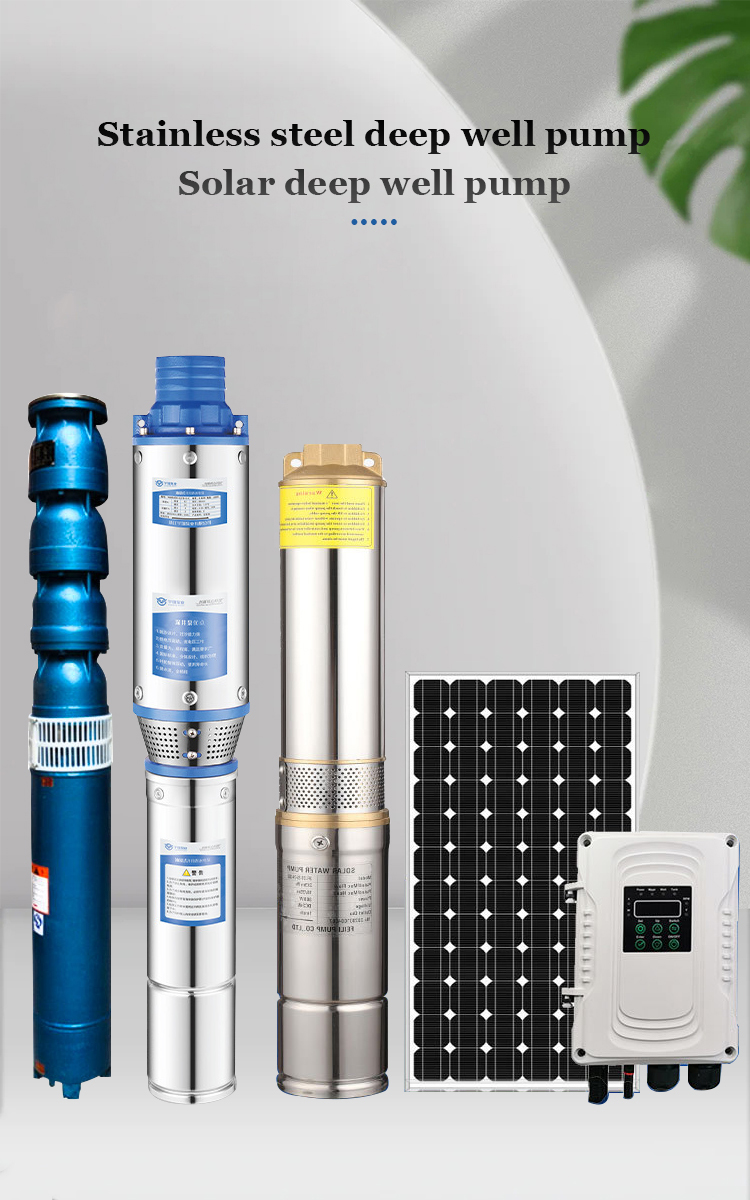 Solar-powered Deep Well Submersible Pump Kit With 12v Dc And Solar ...