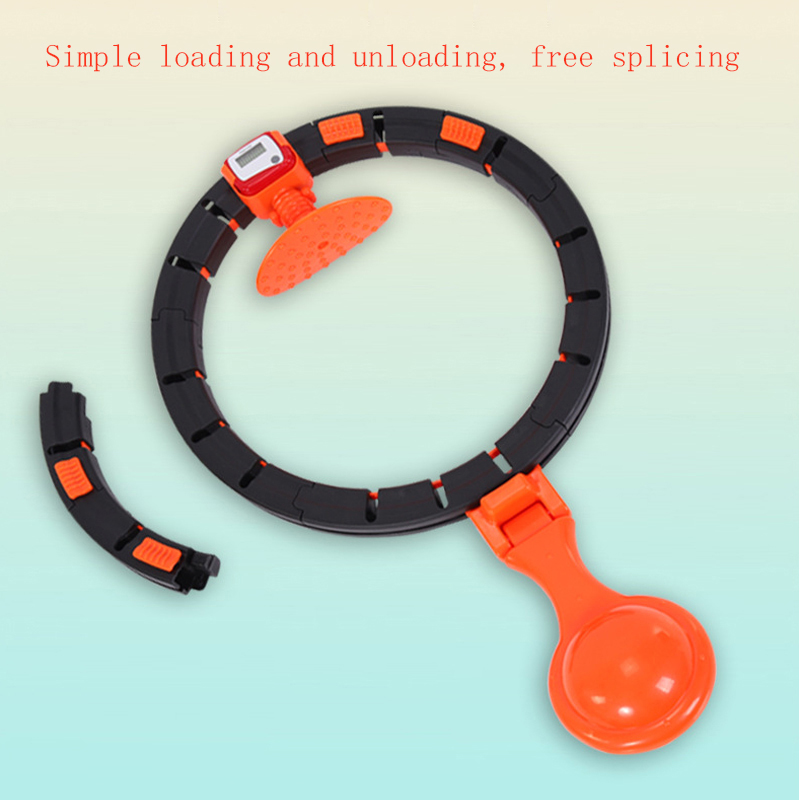Thin Waist Ring Auto-spinning Hoop Weighted Smart Hula Ring Hoops ...