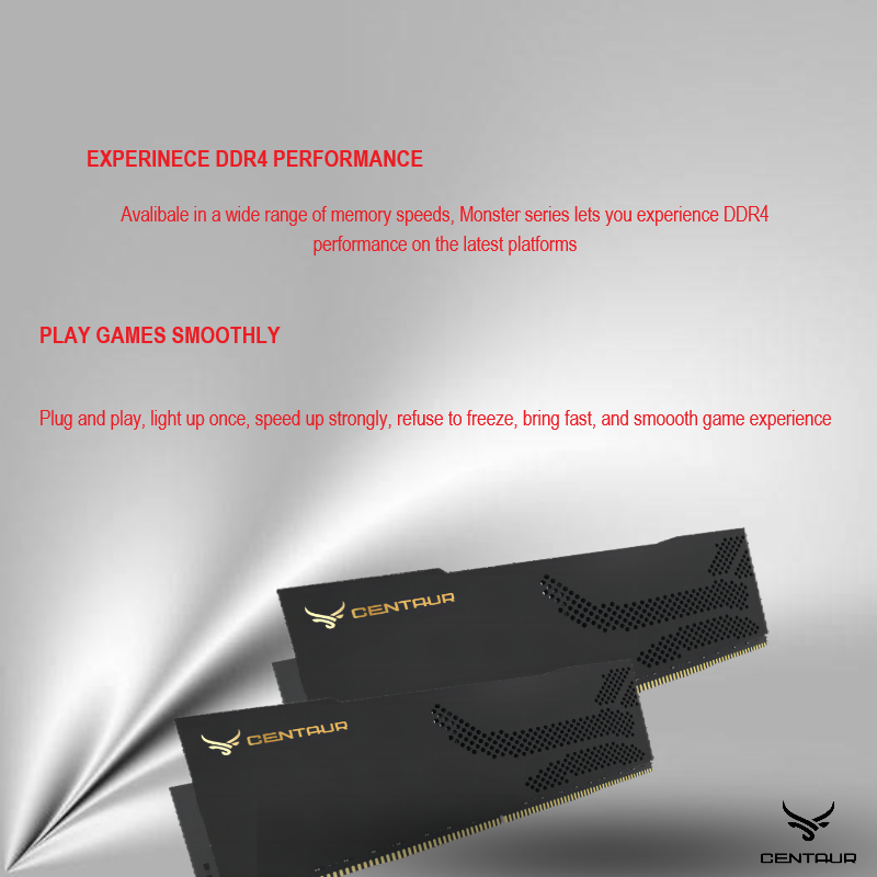 Centaur White Non Ecc Desktop Gaming Pc Memory: 4gb, 8gb, 16gb, 3200mhz ...