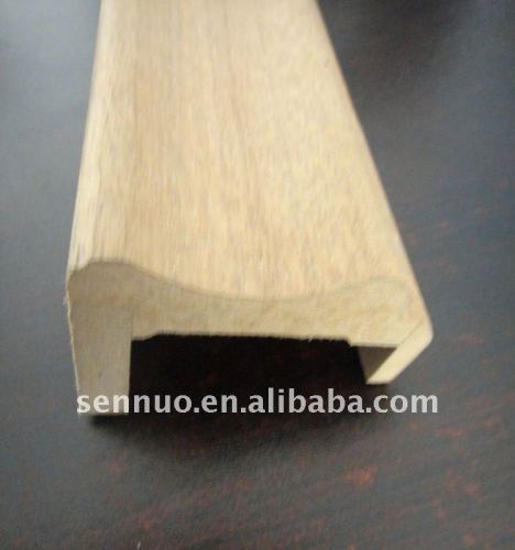 Wood Veneer Overlaid Mdf Based Moulding Door Frame, High Quality Wood ...