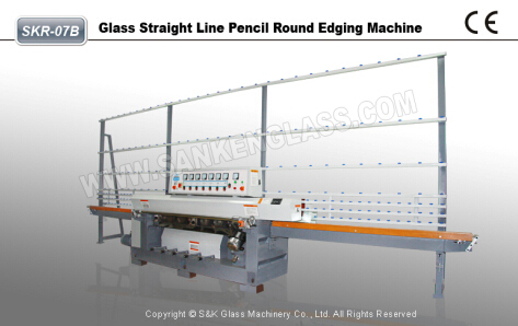 7 Spindles Automatic Flat Glass Straight Line Pencil Edging Machine ...