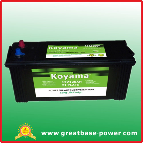 N120-mf Jis Standard Maintenance Free Heavy Duty Battery, High Quality ...