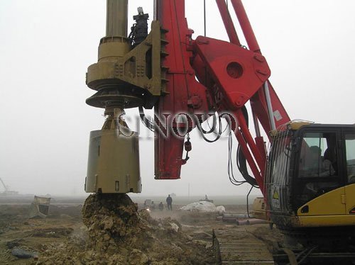 Rotary Drilling Rigs Track Shoe Width 700mm Rated Power 110kv, High ...