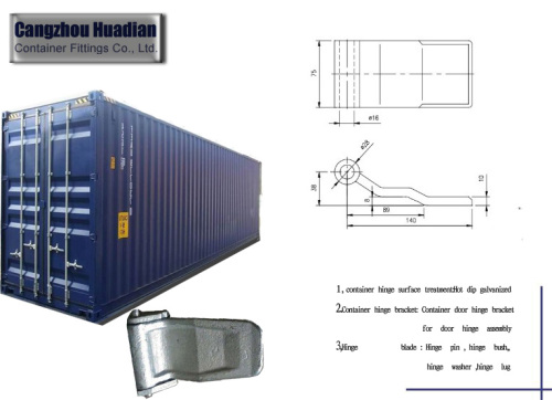 Zincing Shipping Container Door Hinge,steel Hinge For Shipping ...