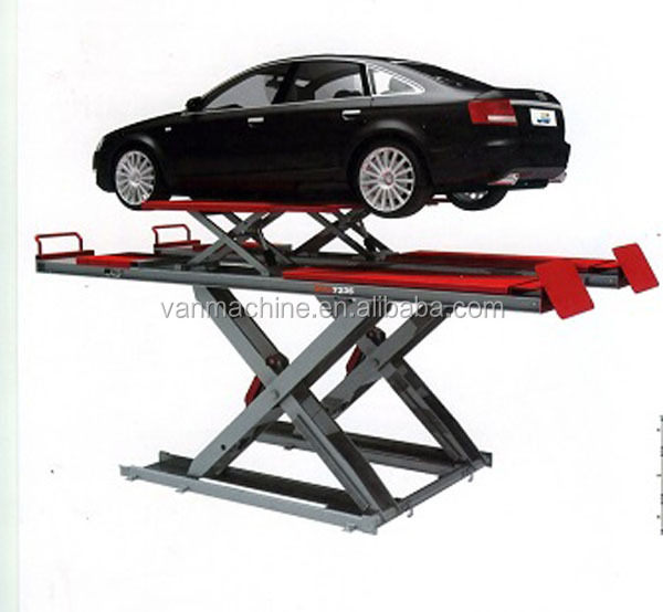 Hydraulic Electric Scissor Car Lift For Wheel Alignment With Jack, High ...