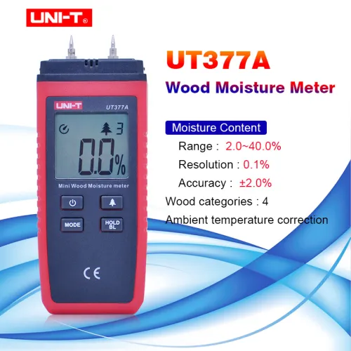 Uni-t Ut377a Digital Wood Moisture Meter Tester Lcd Backlight ...