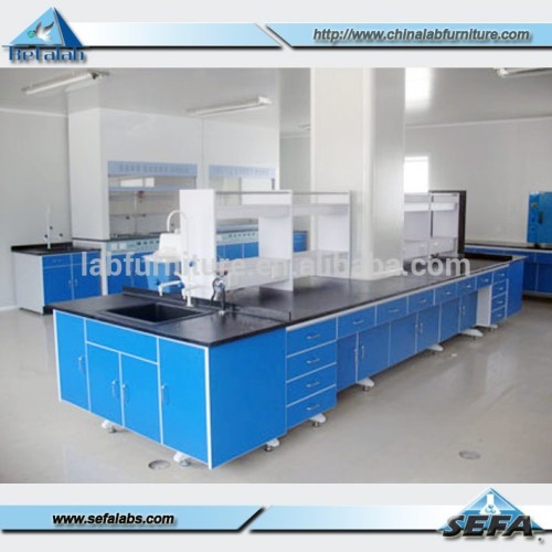 Lab Work Bench/school Computer Lab Furniture/with Lab Reagent Shelf ...