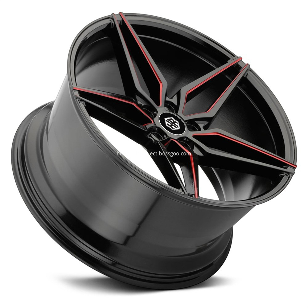 20인치 깊은 오목 휠 5개 러그 림, Bossgoo.com의 고품질 20인치 깊은 오목 휠 5개 러그 림