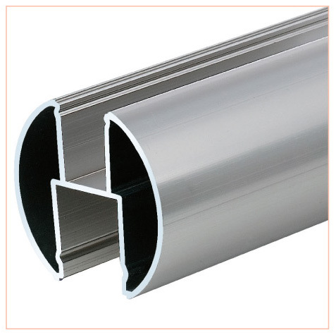 Bathroom Partition Aluminium Profile Circle Tube (ktw08-183), High ...