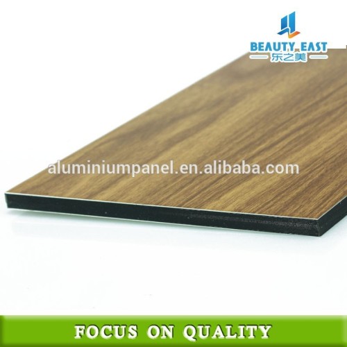 Wood Grain Laminate Composite Panel , Acp Sheet Construction Material ...