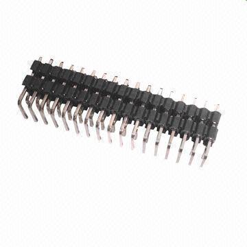 Right Angle Pin Headers, 2.0mm Pitch, Dual Row Type, 2.0mm Insulator ...