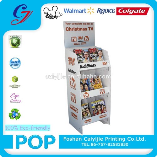 Retail Cardboard Book Display Stand Paper Custom Retail Cardboard Book ...
