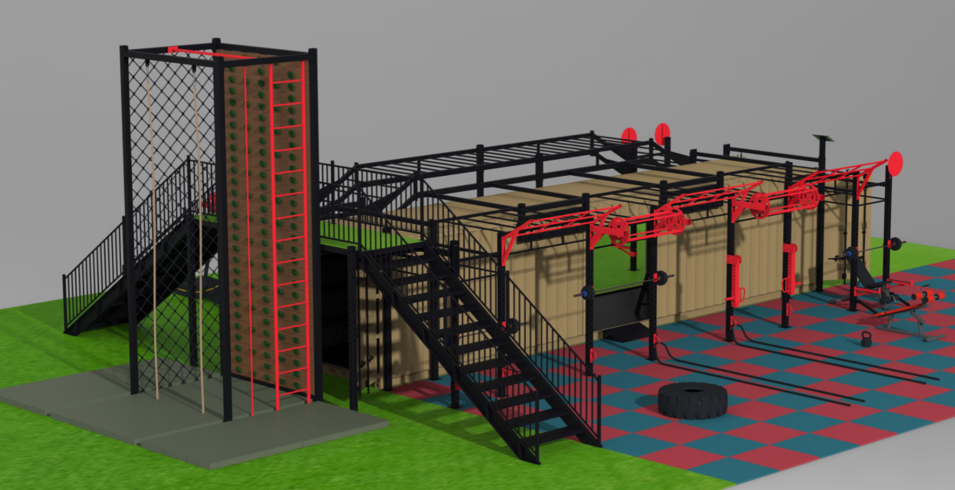 Ganas Fitness container gym