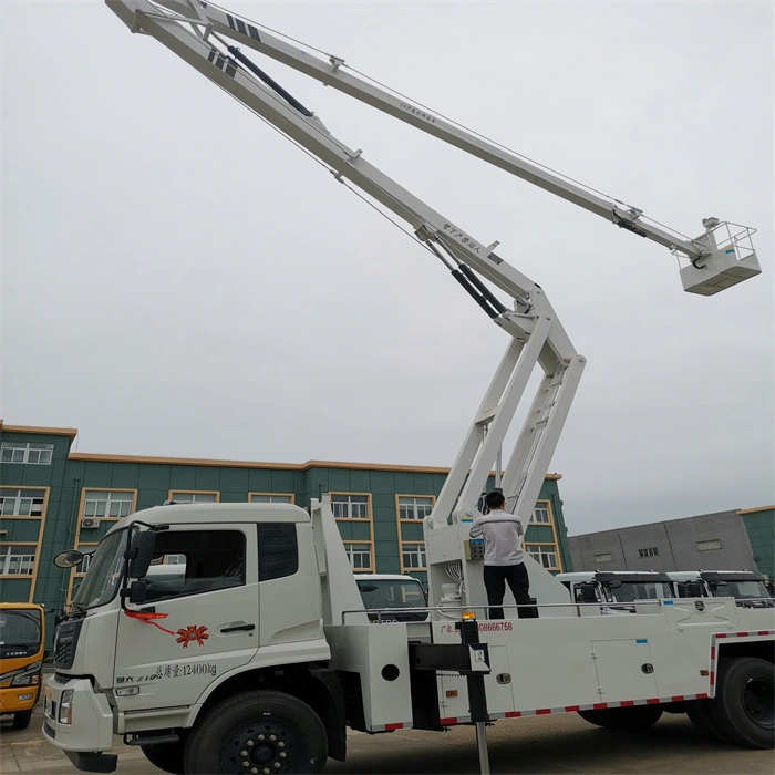 Dongfeng crank arm 20 meter overhead working truck China Manufacturers ...