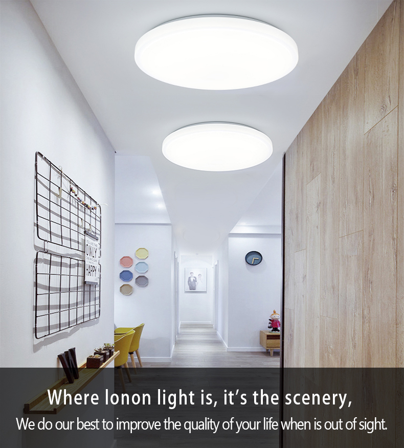 Modern Round Led Ceiling Light - 24w Design Lamp, High Quality Modern ...