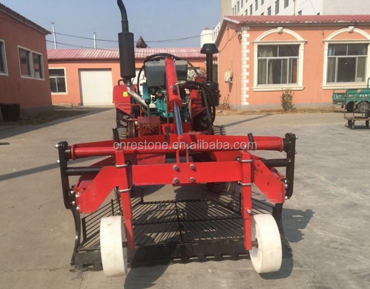 Front-mounted Chain Type Garlic Digger Machine / One Row Garlic ...