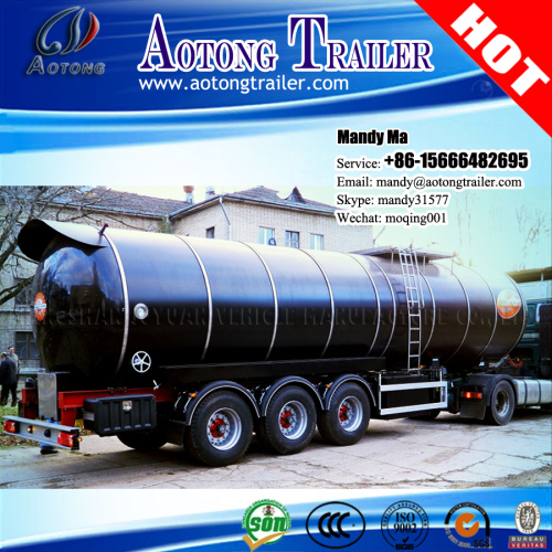 Bitumen Transport Liquid Asphalt Tanker Trailer For Sale, High Quality ...