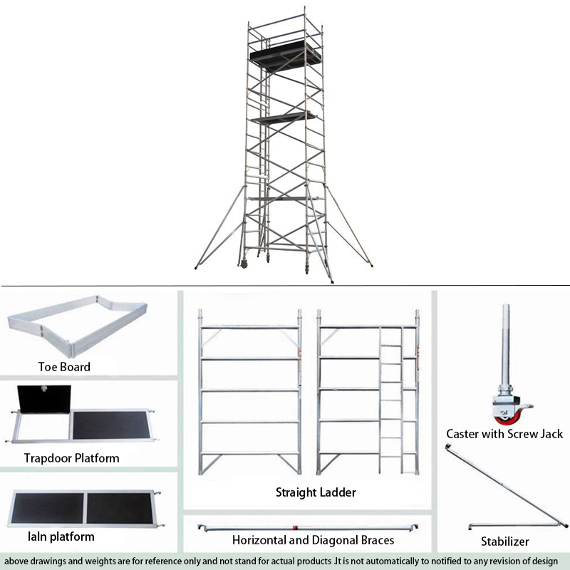 Double Width Aluminum Mobile Tower Aluminium Scaffolding" Could Be ...