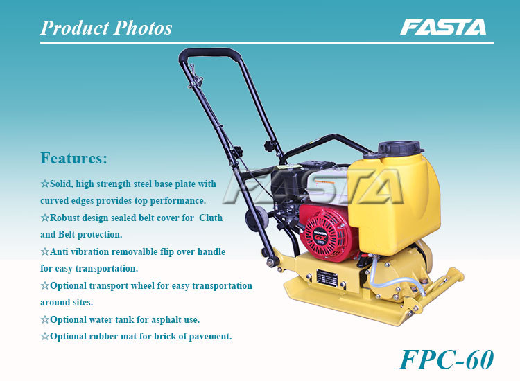 Mini Plate Compactor Fpc60 60kg C60 And Fpc90 90kg C90 Compactor Plate ...