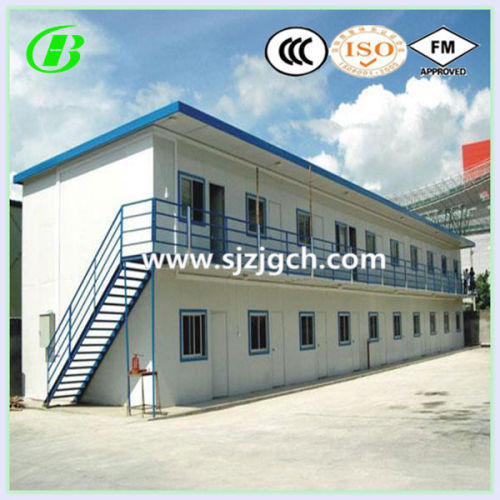 Two-storey Prefab House For Factory, High Quality Two-storey Prefab ...